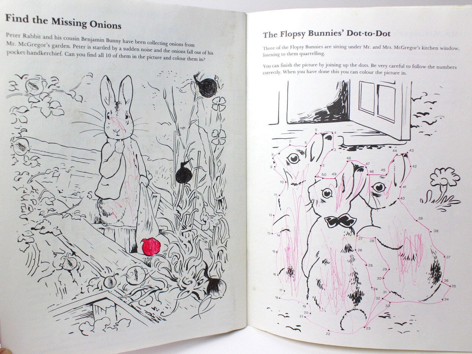 Vintage 1987 Peter Rabbit Sticker & Activity Book W/ Reusable - Etsy