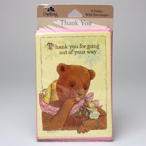 Vintage Dayspring Thank You Cards, Set of 8 - "thank You for Going Out ...