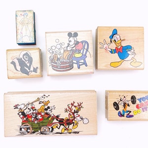 Vintage Disney Rubber Stamps Rubber Stampede Choose a | Etsy