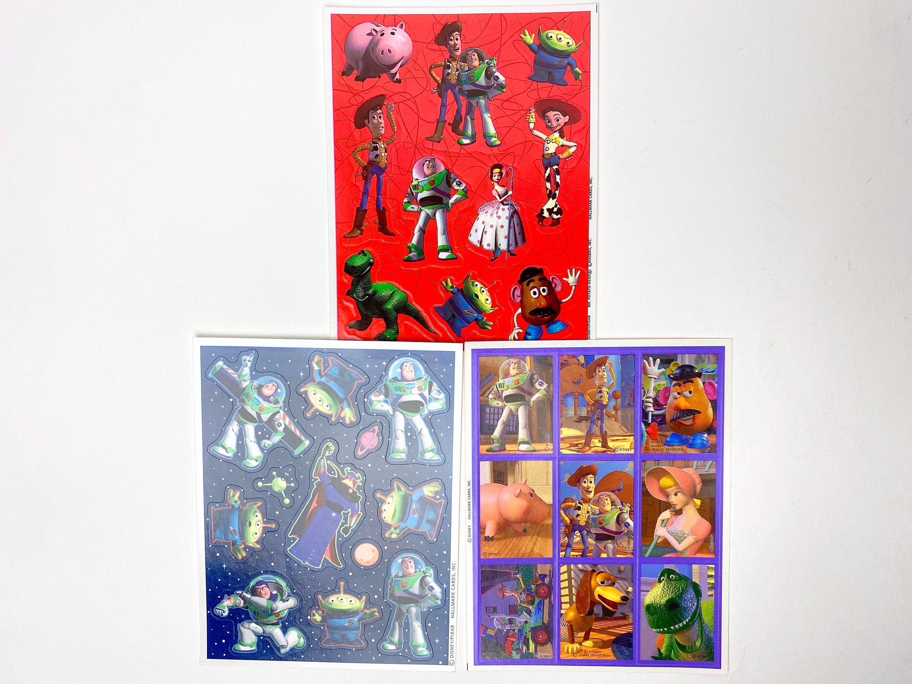 Vintage Toy Story Sticker Sheet by Hallmark Disney Pixar | Etsy