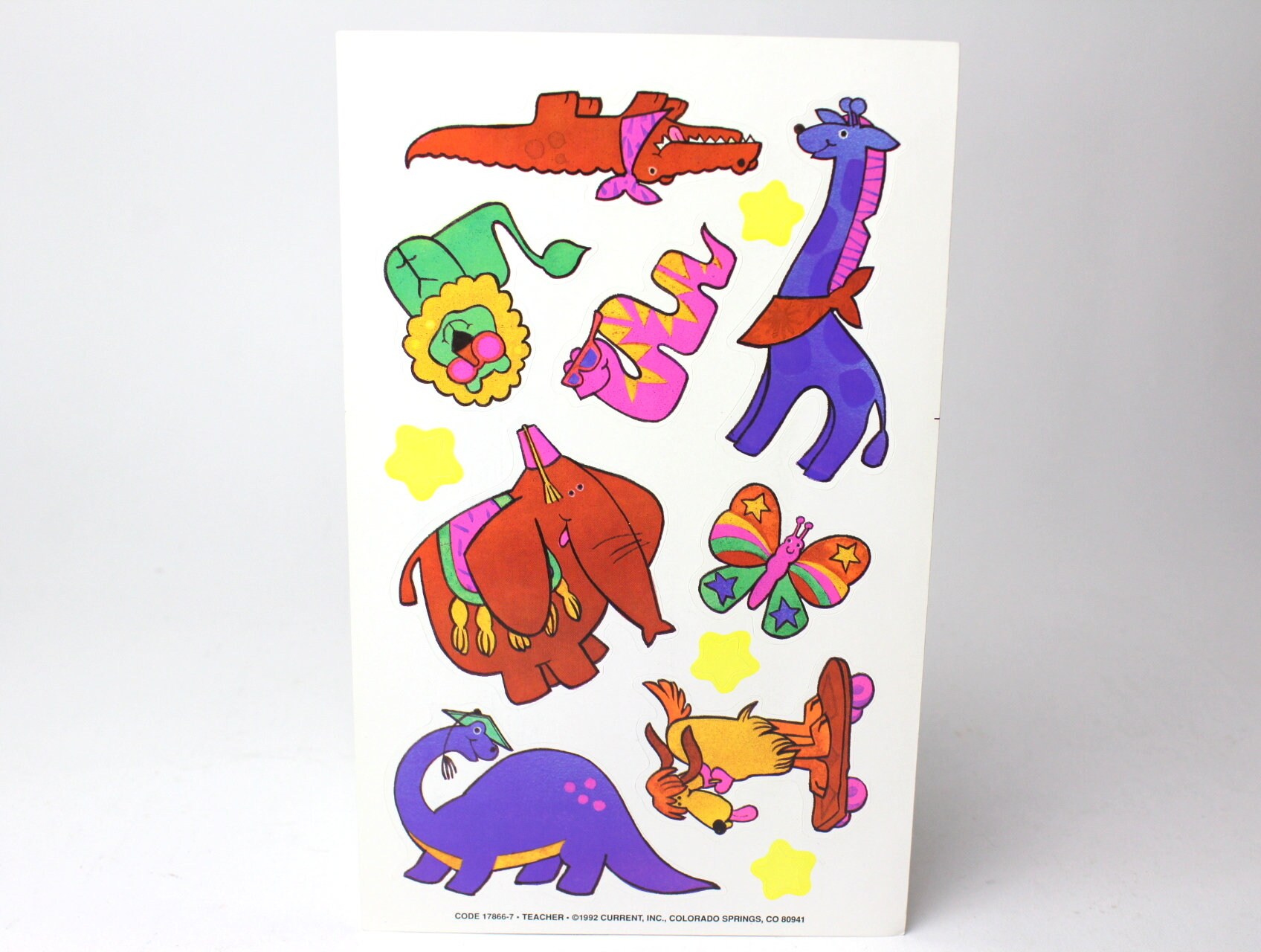 Vintage Current Inc Large Sticker Sheet Excellent Wow Good - Etsy