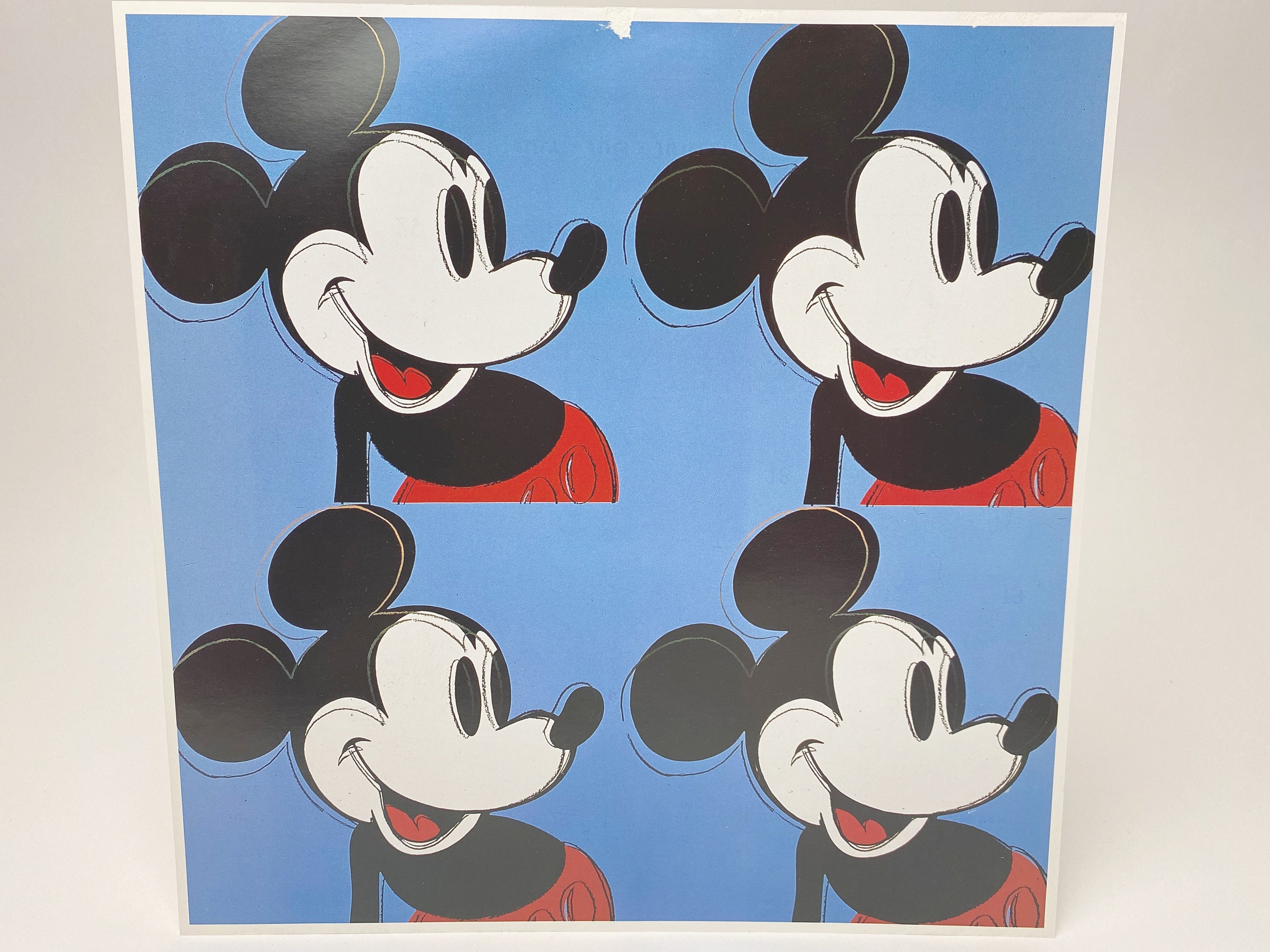 Andy Warhol Mickey Mouse Poster Seite aus Dem Kalender von Te | Etsy