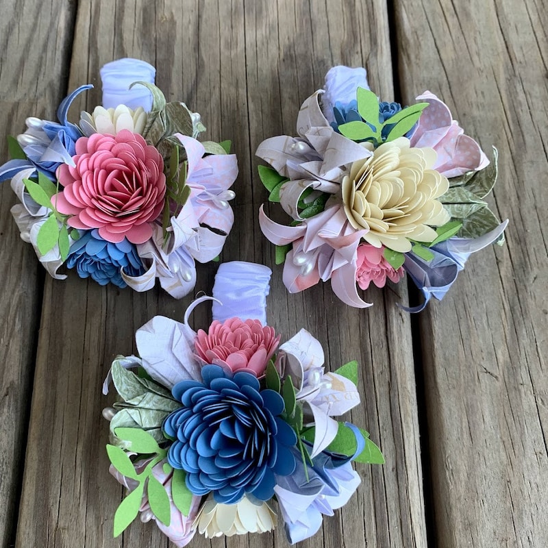 Paper Flower Corsage - Etsy