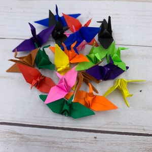 Mini Origami Cranes, Set of 20 Paper Cranes, Origami Cranes, - Etsy