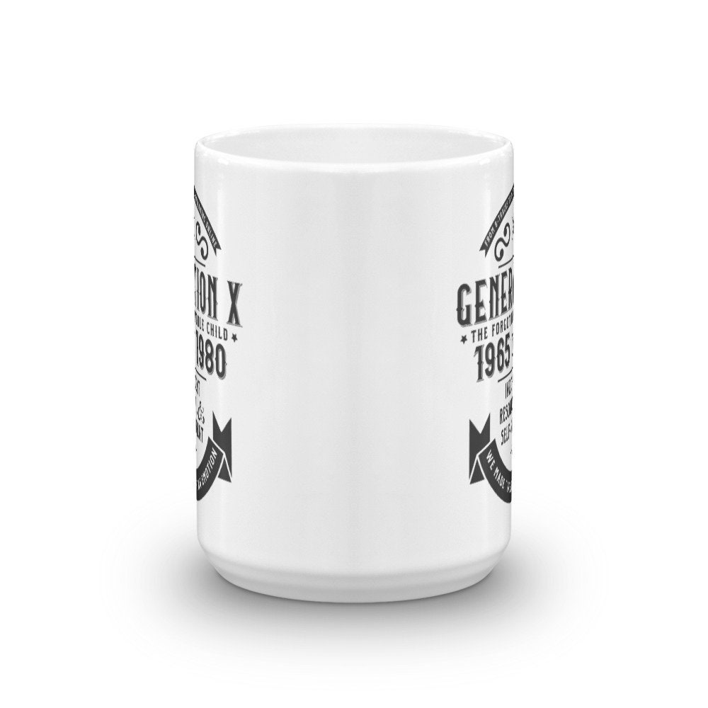 Funny Cool Coat of Arms Crest Generation X Gen X the Forgotten - Etsy