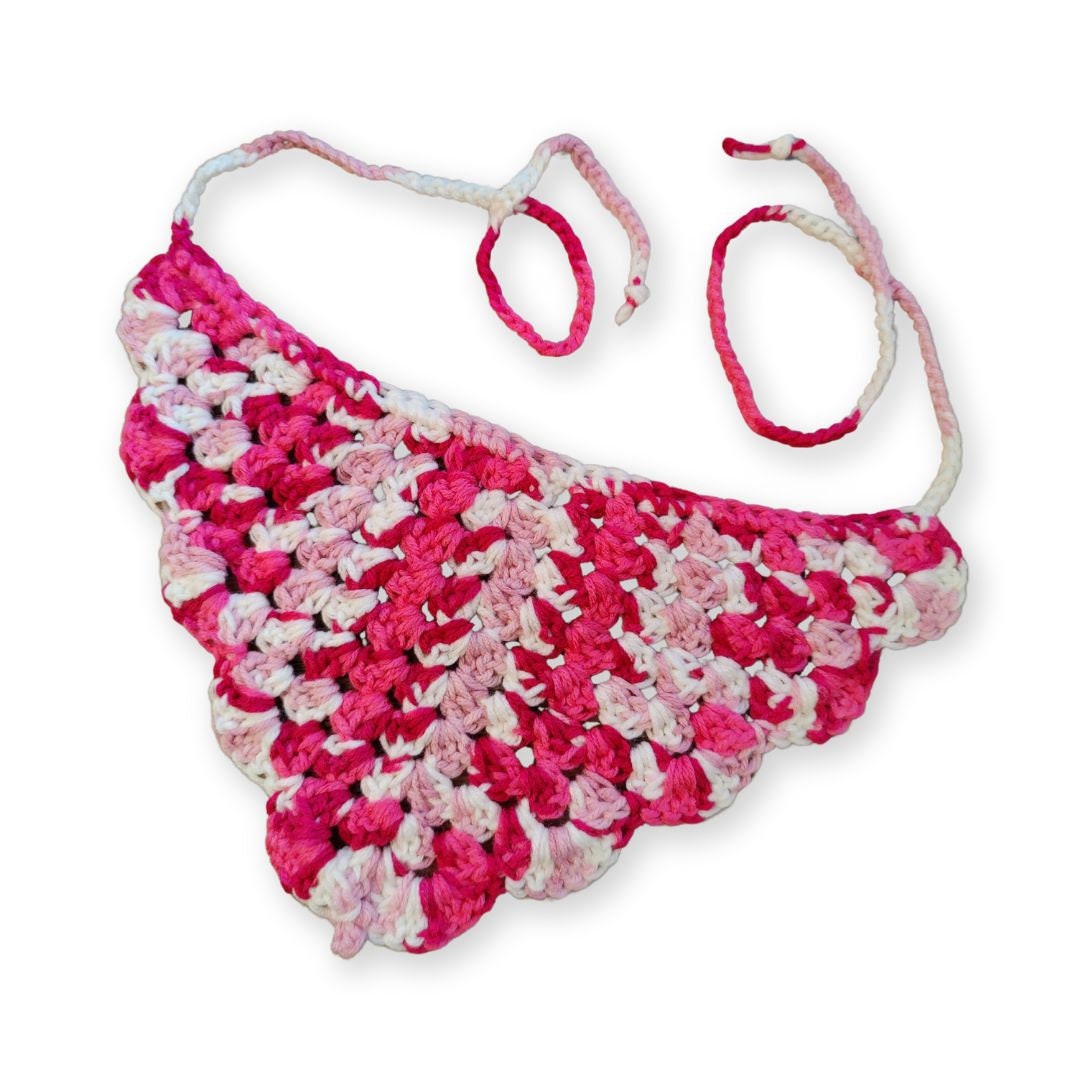 Crochet Bandana Crochet Headscarf, Festival Hair Wrap Crochet Bandana ...