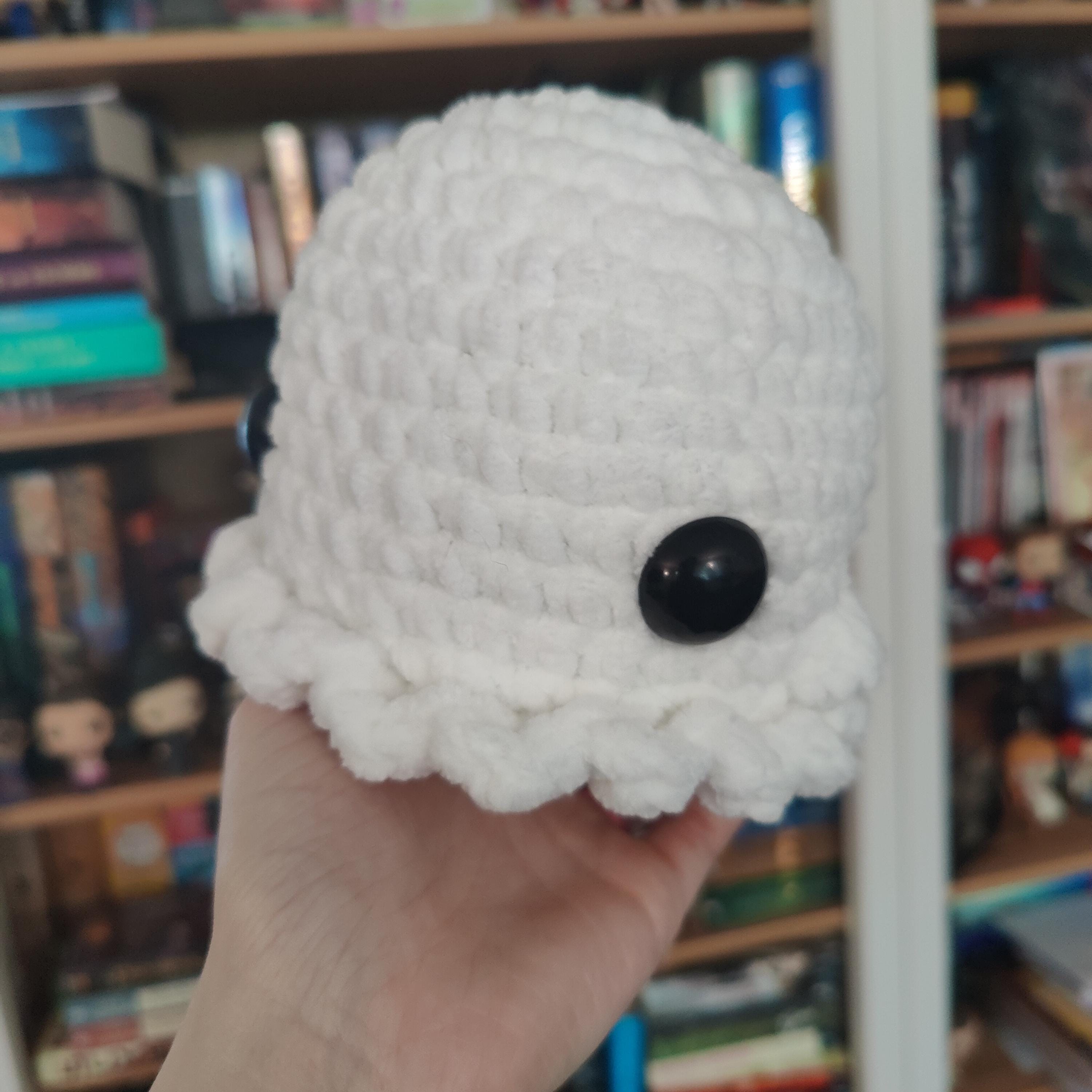 Crochet Jumbo Ghost Amigurumi Plushie, Blanket Yarn Plushie - Etsy