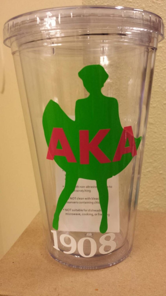 Alpha Kappa Alpha Sorority Cups/AKA Sorority/AKA Tumbler | Etsy