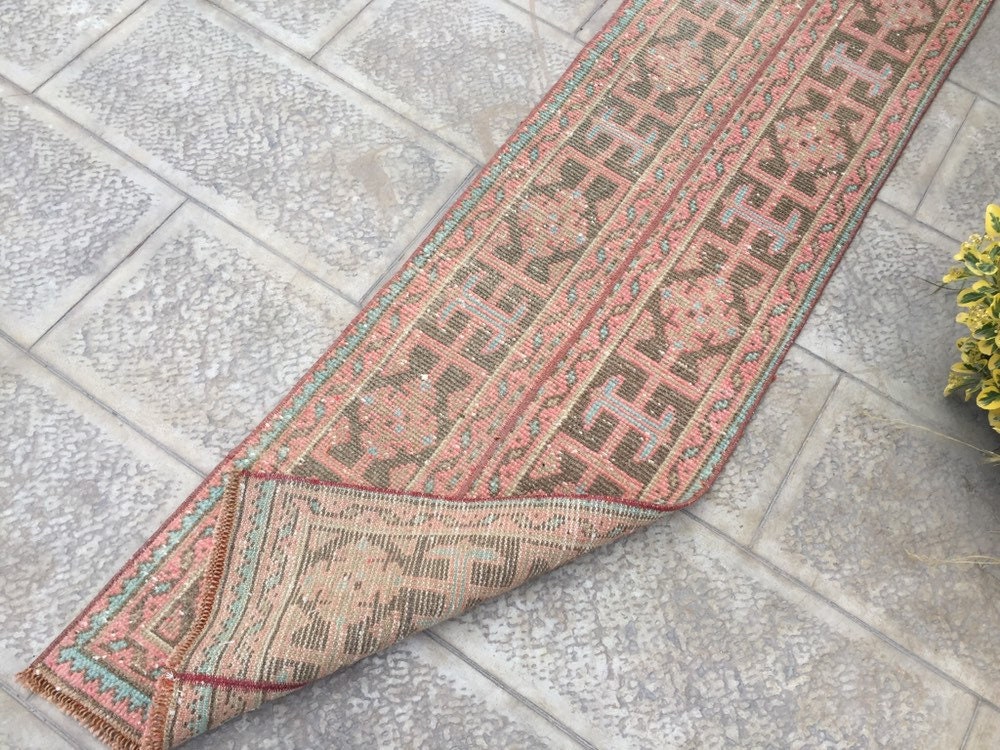 Long Hand Woven Wool Stair Runnerrug Runnerpatchwork Rug | Etsy