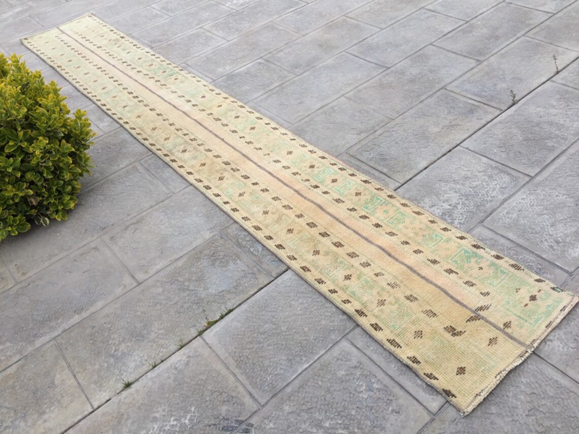 Corridor Rug Runner Rug Beige Rug Vintage Rug Runner - Etsy