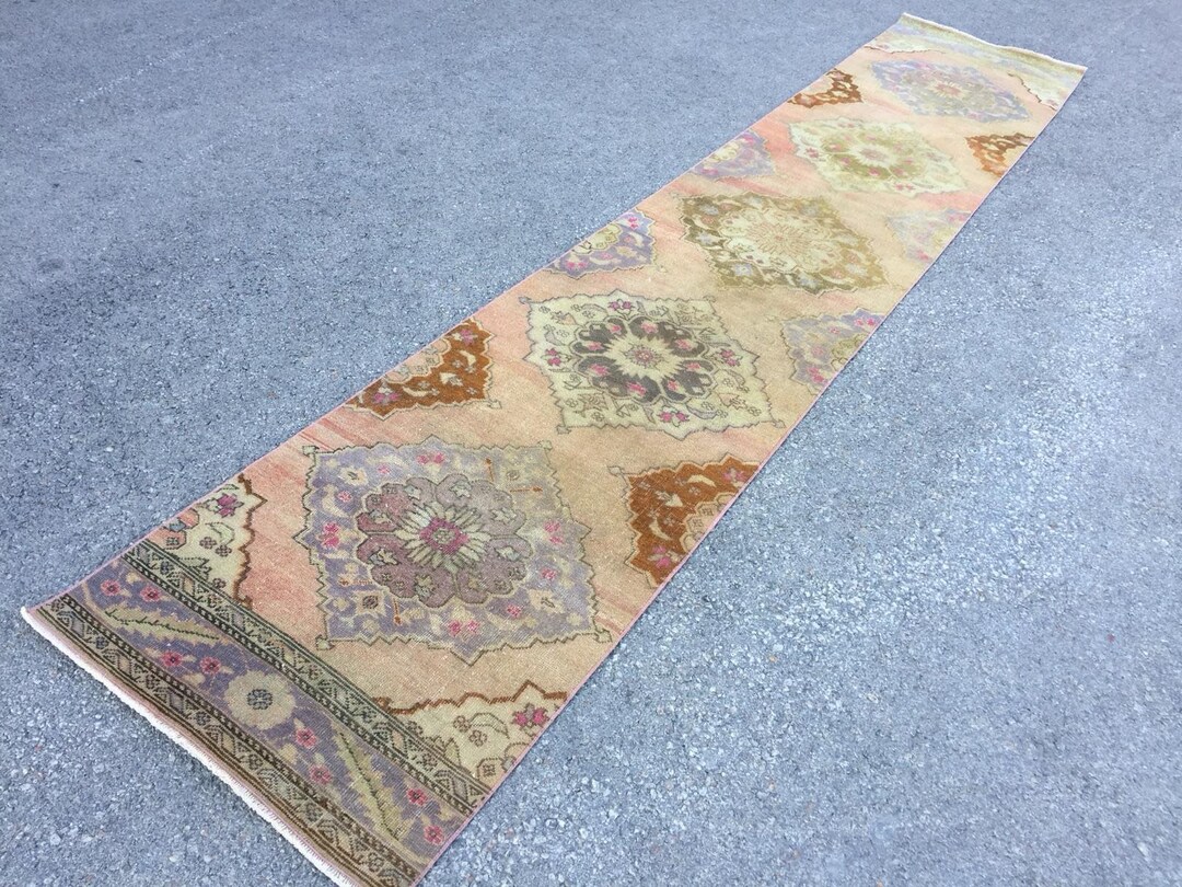 Very Rare Unique Rug Runner, Mudet Color, 2.7 X 13.5 Ft Long Carpet Rug ...