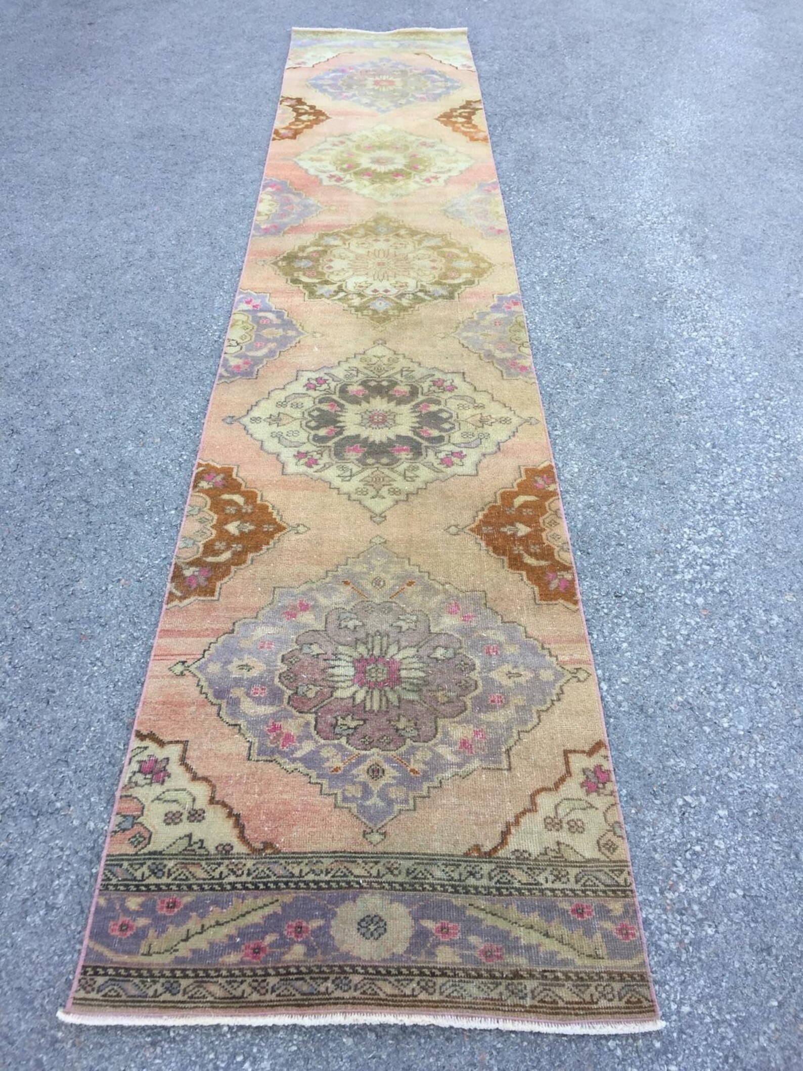 Very Rare Unique Rug Runner Mudet Color 2.7 X 13.5 Ft Long | Etsy