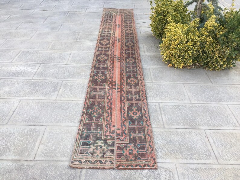 Bohemian Narrow Runner Turkish Carpet Rug Narrow Runners | Etsy
