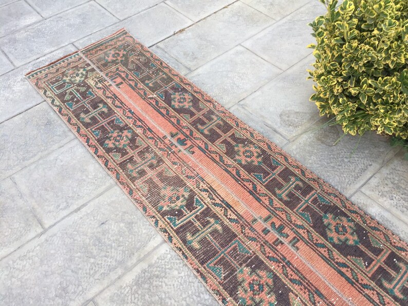 Bohemian Narrow Runner Turkish Carpet Rug Narrow Runners | Etsy