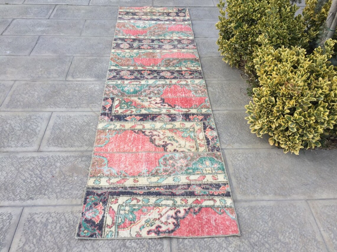 Traditional Runner Rug Turkish Rugs Patchwork Rug Wool and - Etsy