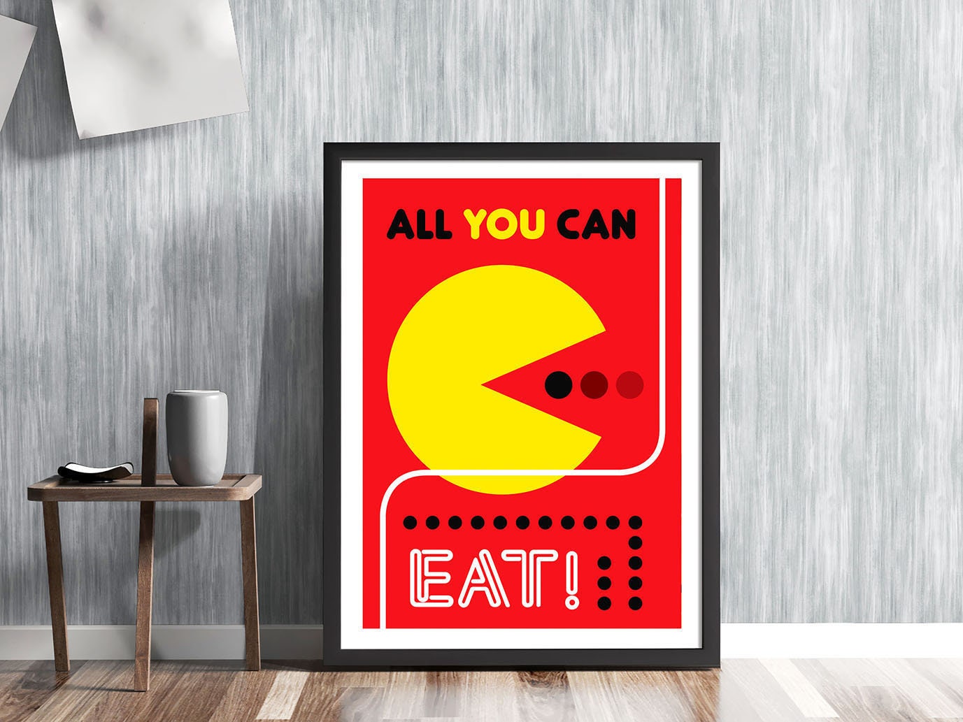 Retro Gaming Gamer Wall Art Print Retro video Game | Etsy