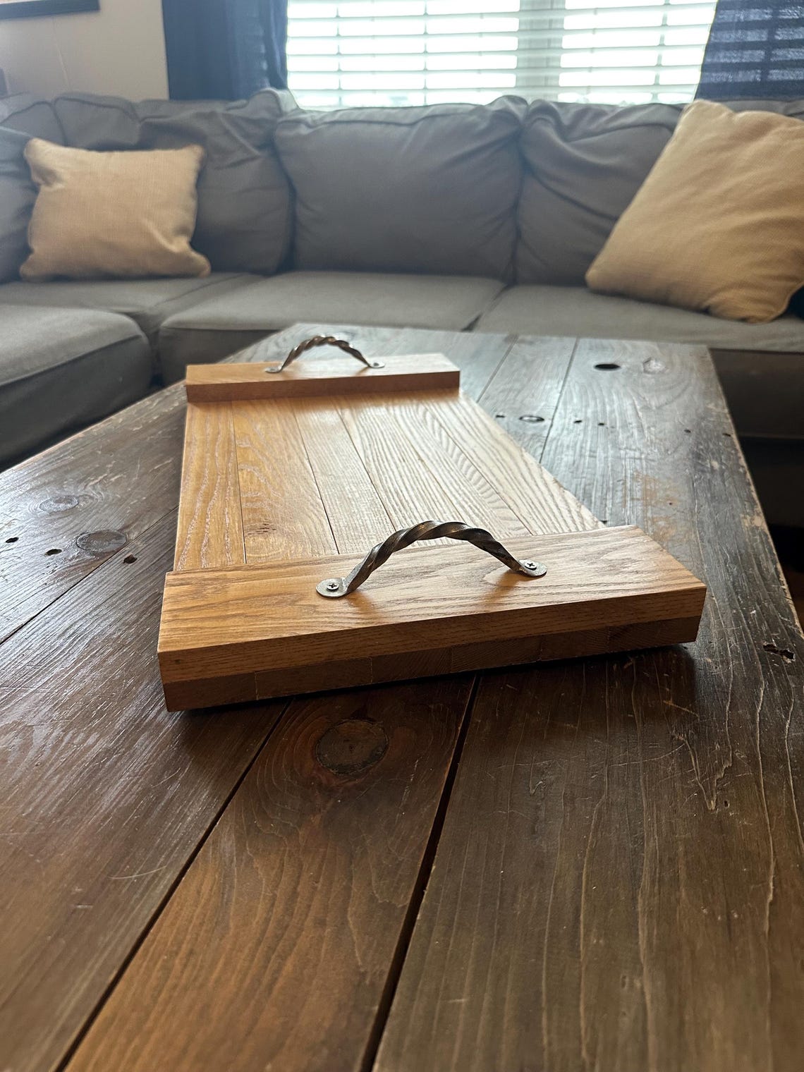 Handmade Wooden Serving or Decorative Tray. - Etsy