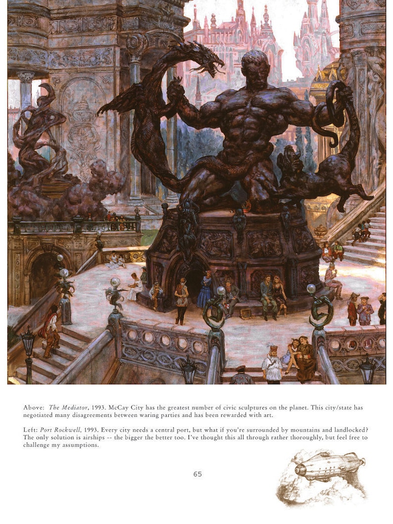 Kidd Art Book (all Color 128 Pg), Tom Kidd, Gnemo, Fantasy, Science ...