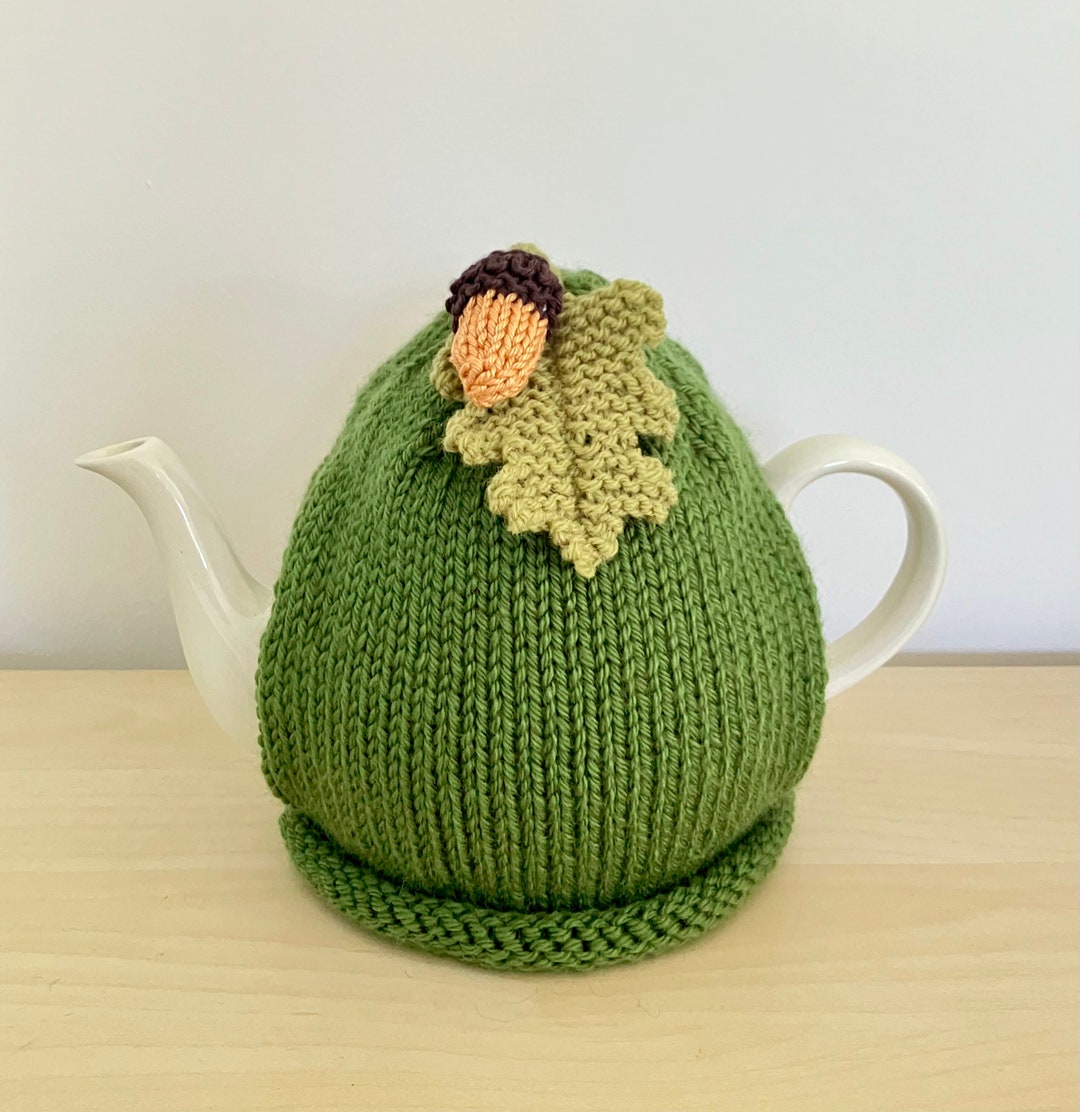 Medium Acorn Tea Cosy, Autumn, Fall Oak Leaf Teapot Cozy - Etsy