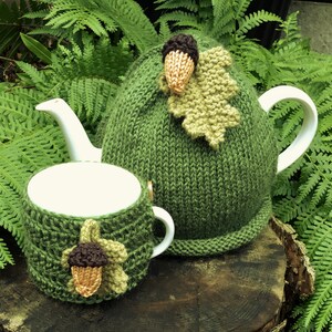 Medium Acorn Tea Cosy, Autumn, Fall Oak Leaf Teapot Cozy - Etsy
