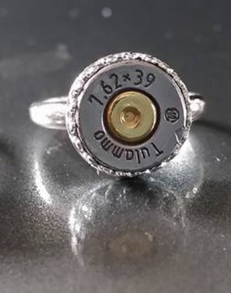 Sterling Silver Bullet Rings - Etsy