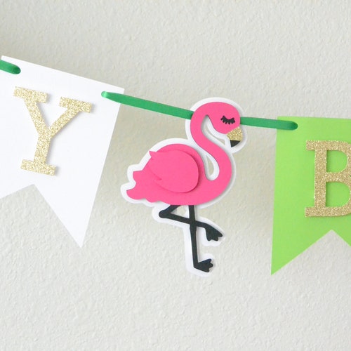 Flamingo Banner Flamingle Banner Flamingo Party Decor - Etsy