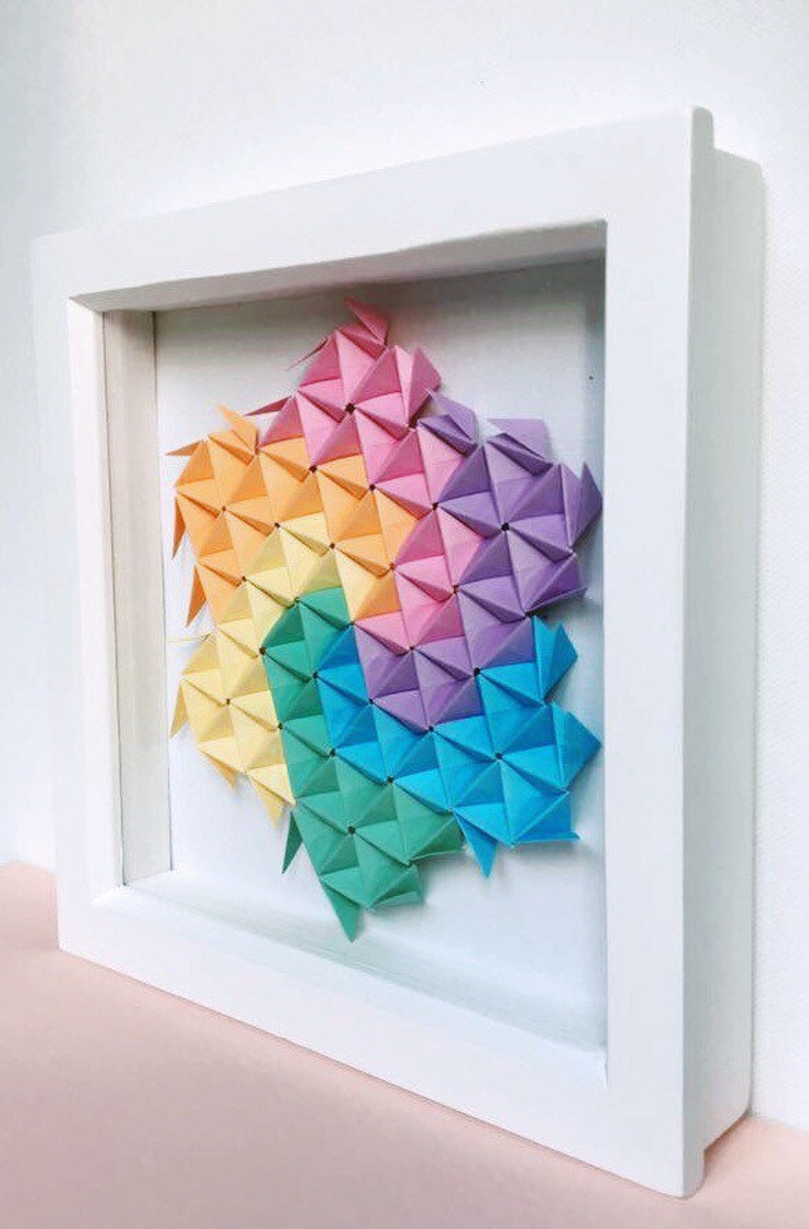 Geometric Origami Wall Art Modular Origami Art Origami Art - Etsy UK