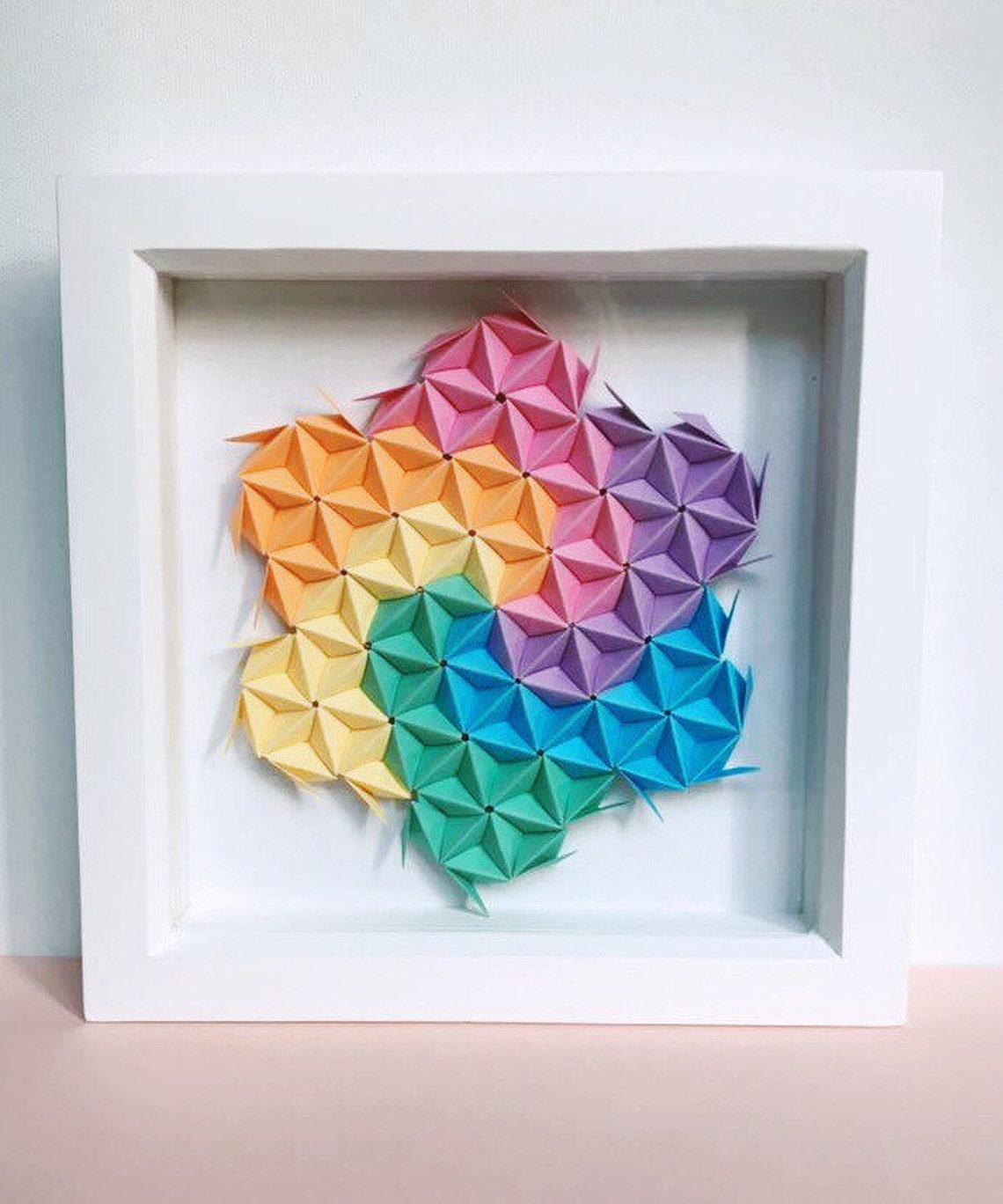 Geometric Origami Wall Art Modular Origami Art Origami Art - Etsy UK