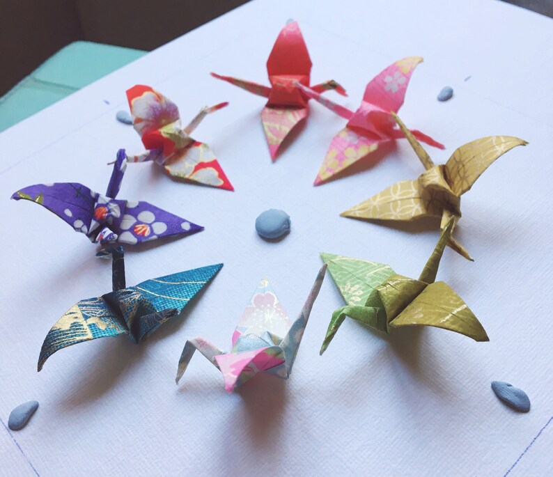 Origami Wall Art Origami Crane Origami Gift Paper Wall Art | Etsy
