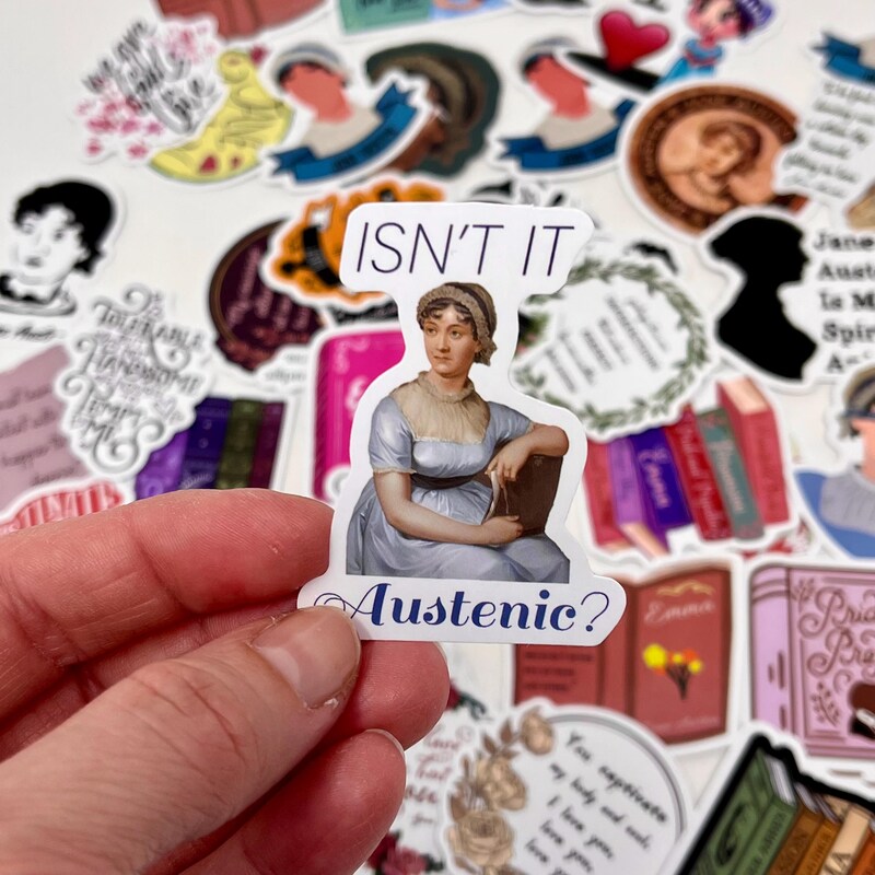 Jane Austen Sticker - Etsy