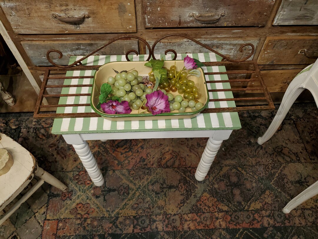 Charming Antique Vintage Rusty Shelf Perfect for Inside or Outside Has ...