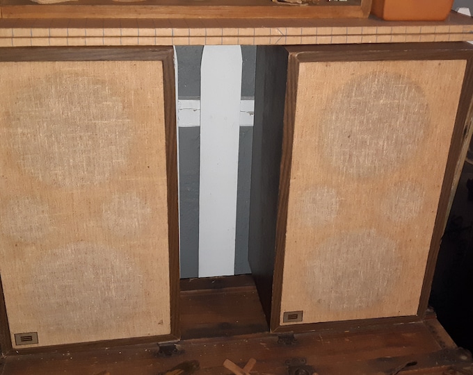 Antique Vintage Martin Spectrum Slope #330 Bookshelf Speakers Eastman ...