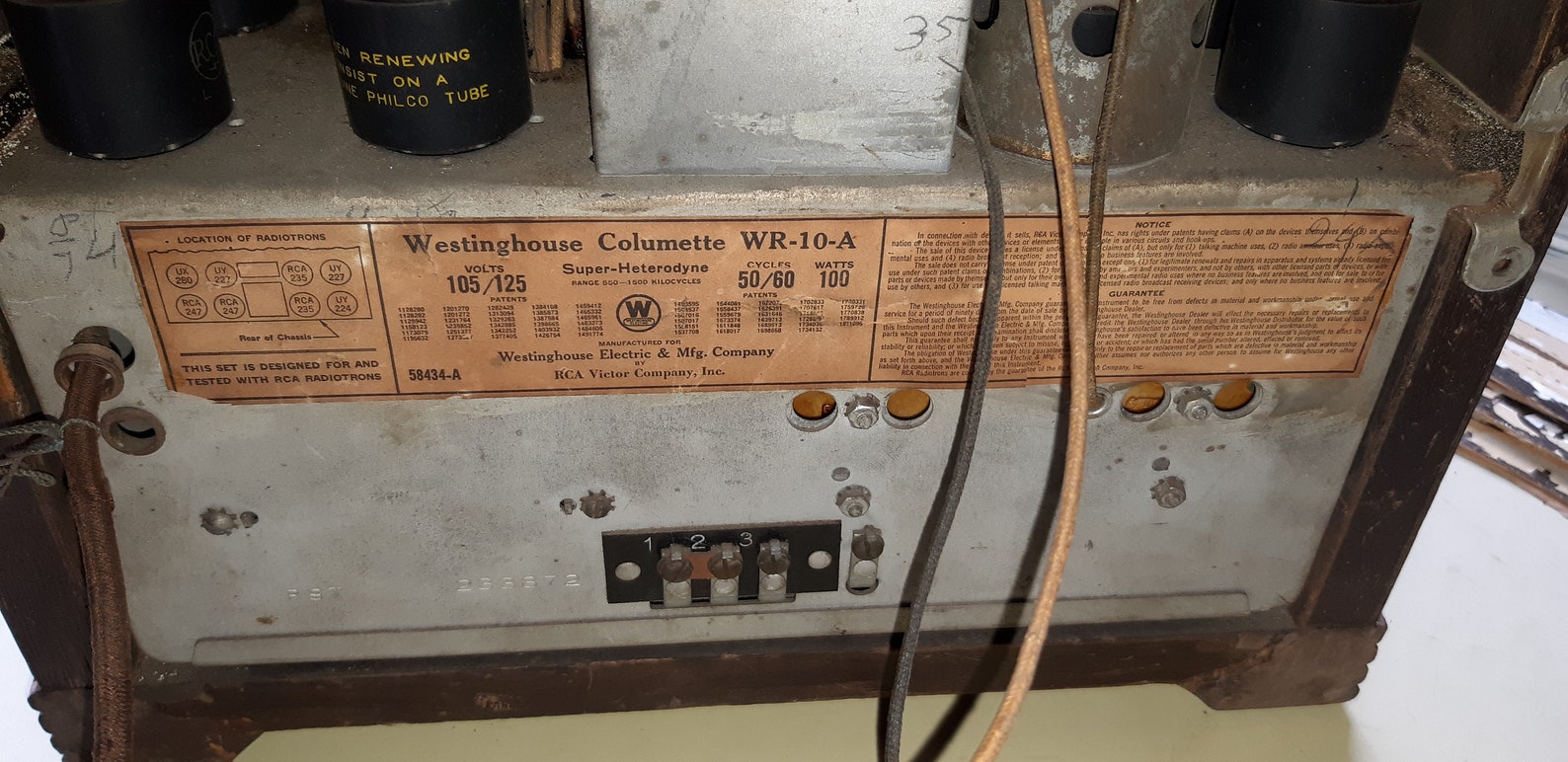 Antique Westinghouse Columette Tombstone Cathedral Working | Etsy