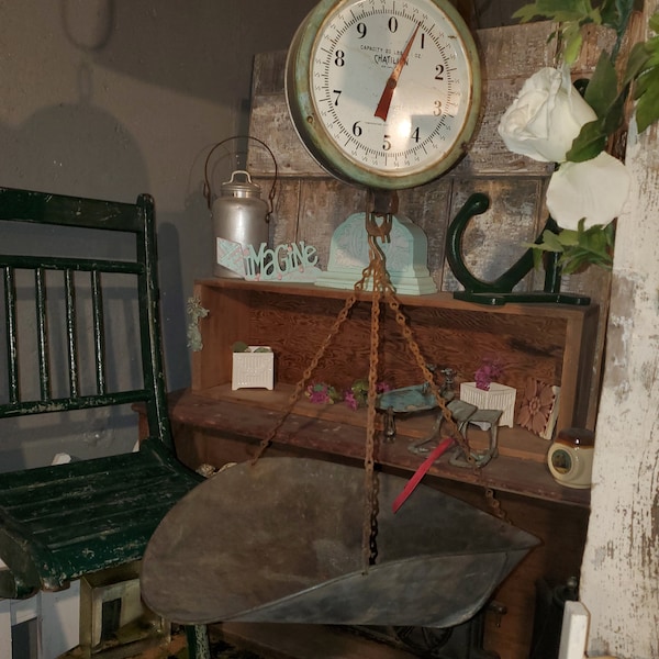 Antique Hanging Produce Scale - Etsy