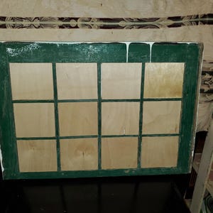 Antique Vintage Cottage 12 Pane Window With Individual Mirrors - Etsy