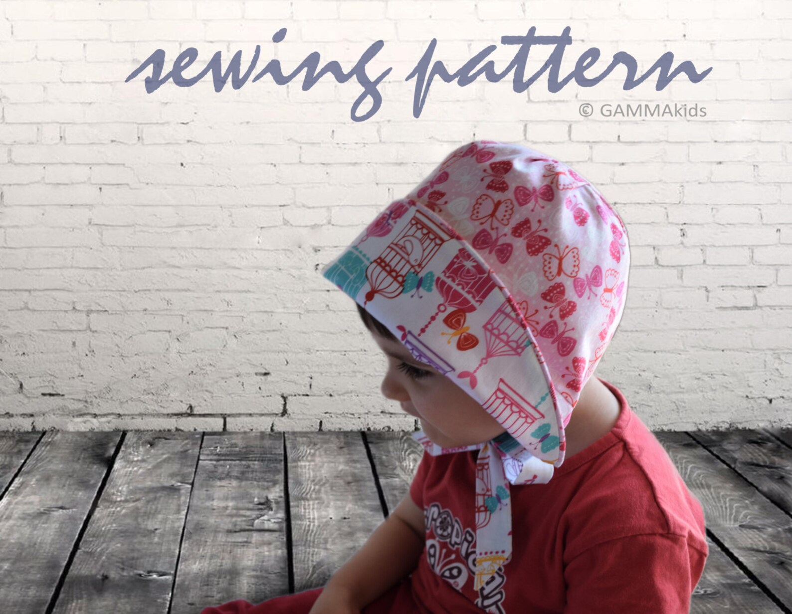 Sun Bonnet Yoko PATTERN, PDF Sewing Pattern, Sewing Hat Tutorial ...