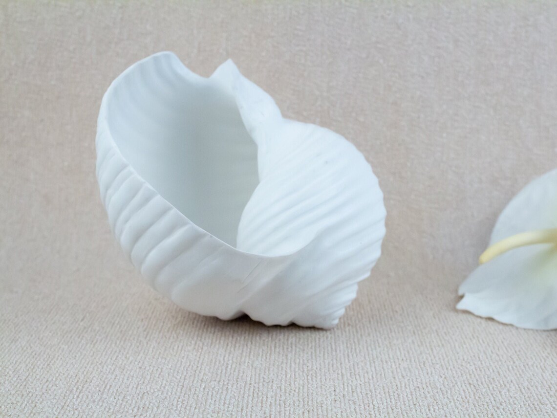 Vintage Faux Conch Sea Shell Decor Object - Etsy