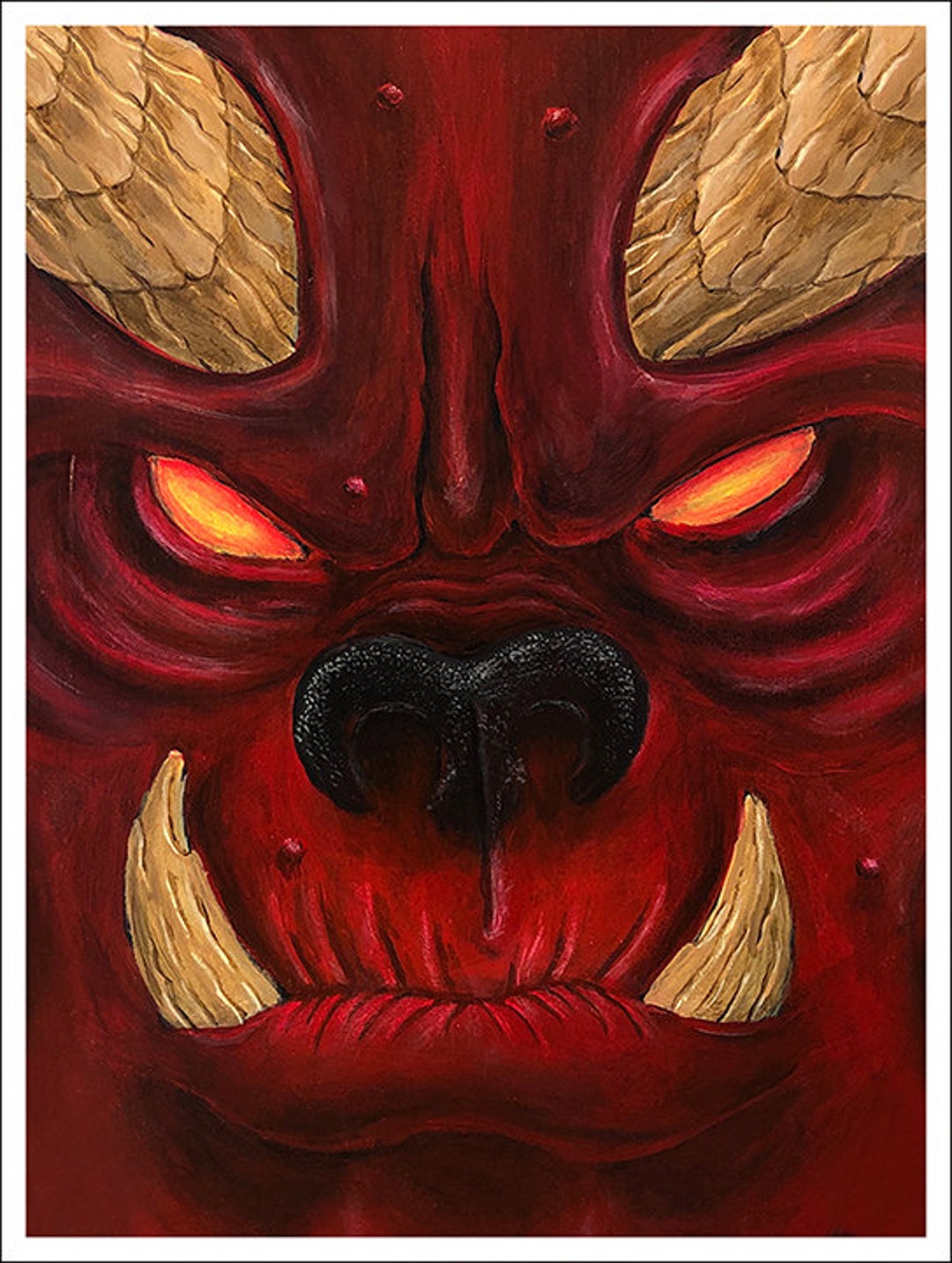 Belphegor: Original Art Print Reproduction 9 X - Etsy