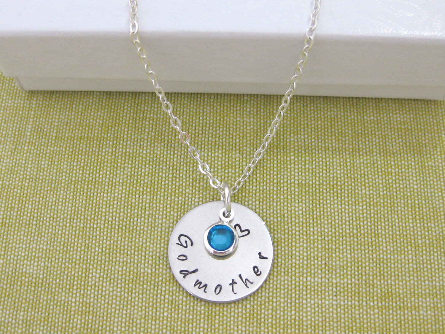 Godmother Necklace Goddaughter Necklace Gift Hand Stamped | Etsy