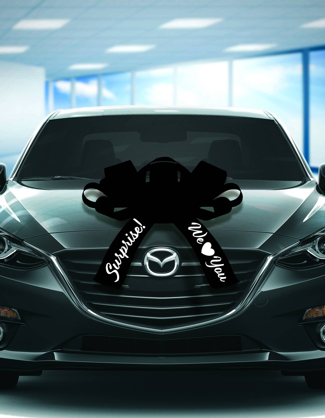 Giant Bows for Cars Surprise We Love You Special Message Car - Etsy