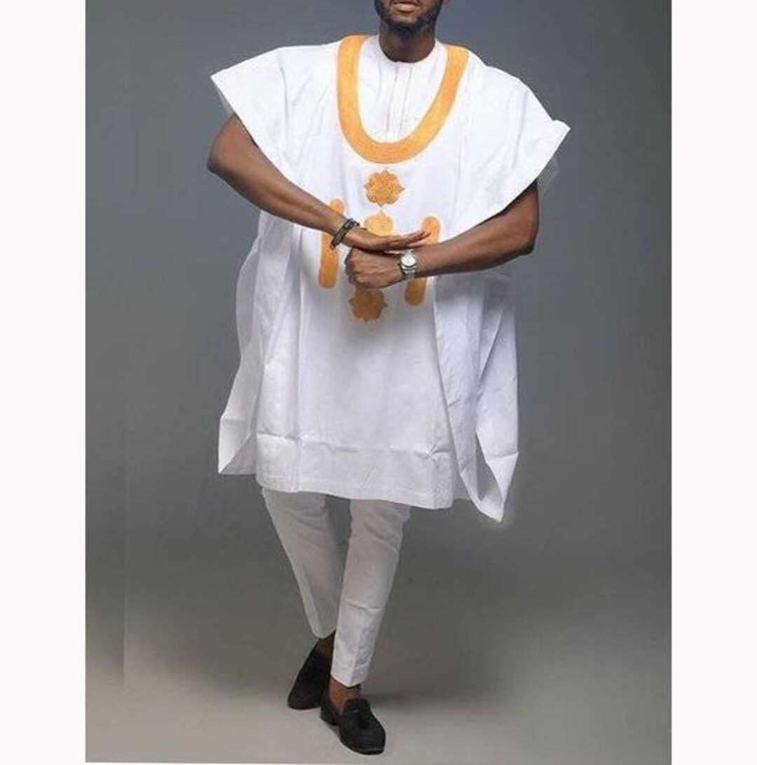 3 Pcs Agbada, African Agbada, Festival Clothing, Free Shipping ...