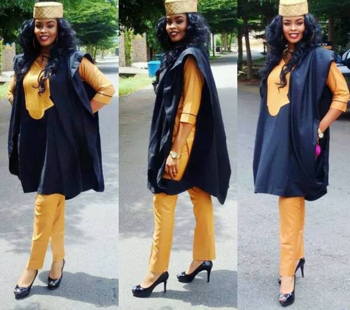 3 pcs Women's Agbada Women's Traditional Wear | Etsy