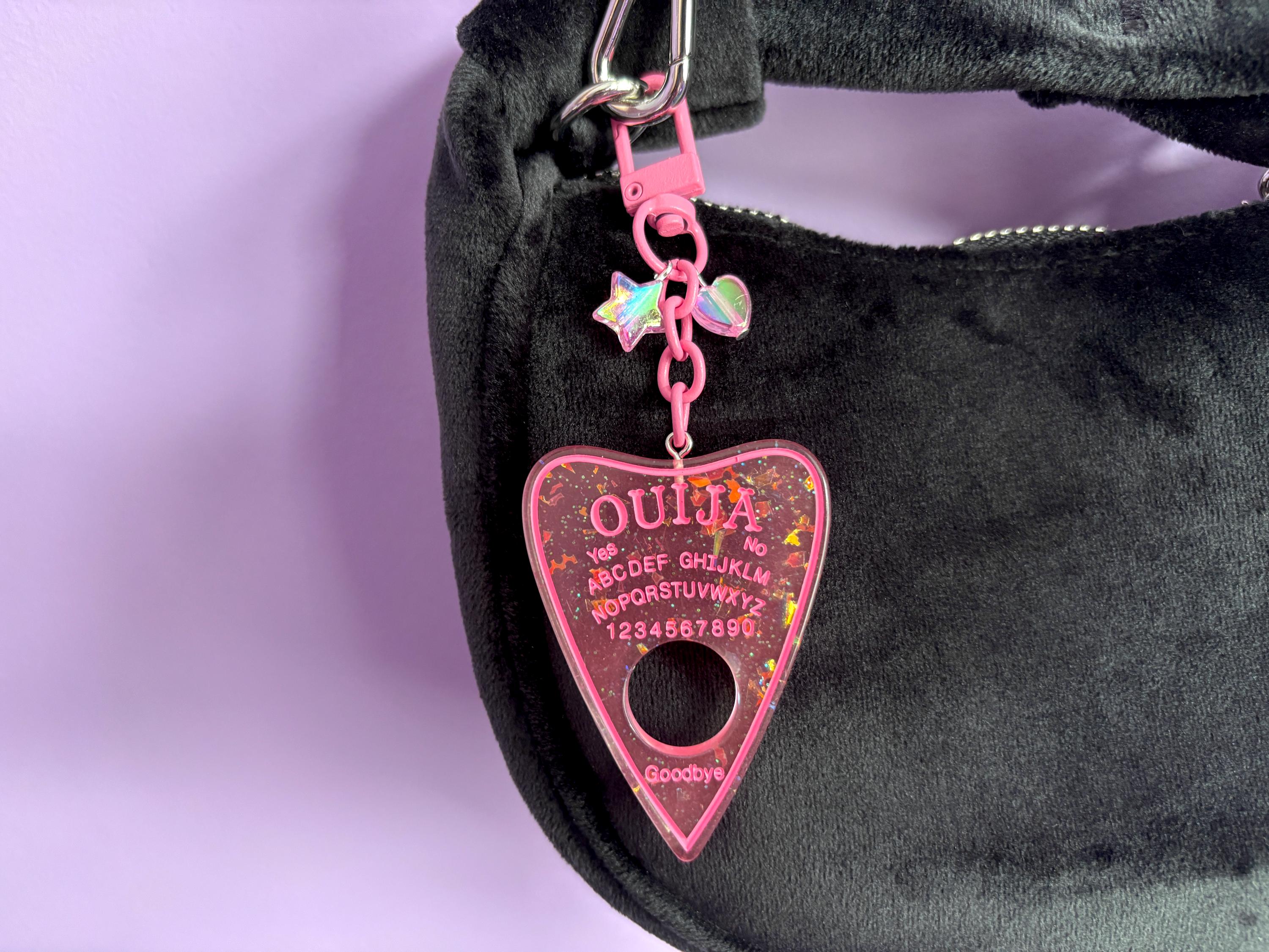 Baby Pink Glitter Ouija Charm | Kawaii, Ouija Board, Creepy Cute ...