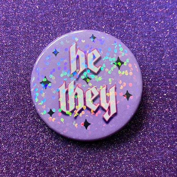 He Pronoun Pin - Etsy