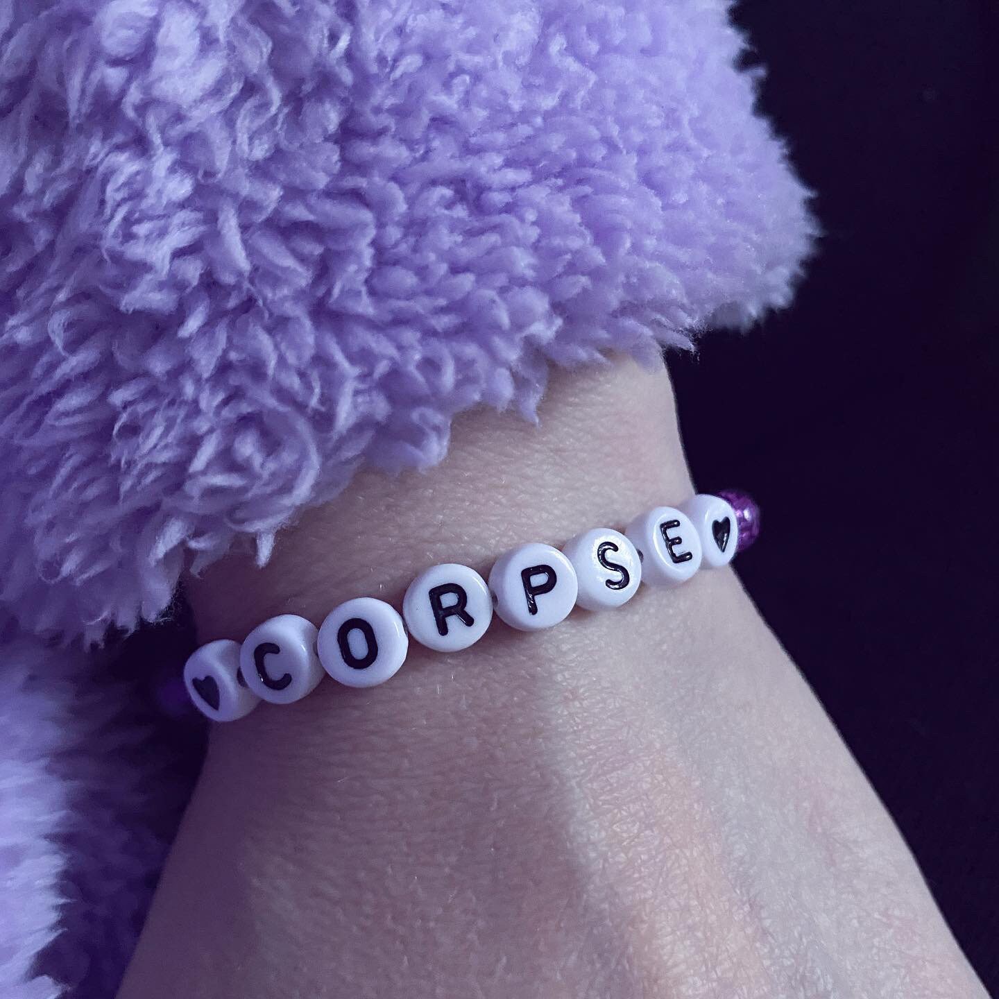CORPSE Bracelet Corpse Husband Black Purple E-girl | Etsy