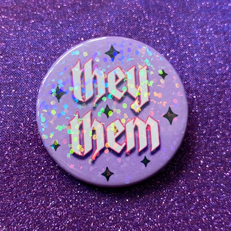 Pastel Goth Button Pin - Etsy UK