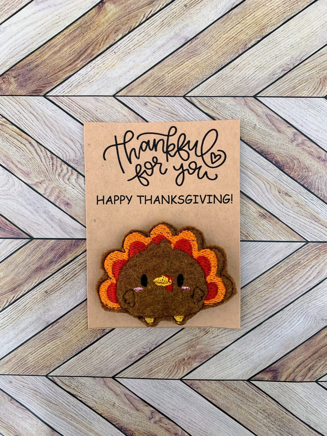 Pocket Turkey Hug, Token of Love Gift, Thankful for You Gift - Etsy