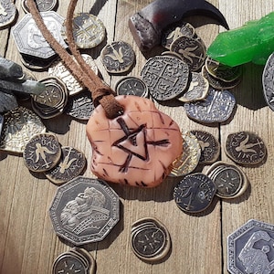 Holy Symbol of Grummsh Resin Pendant - Etsy