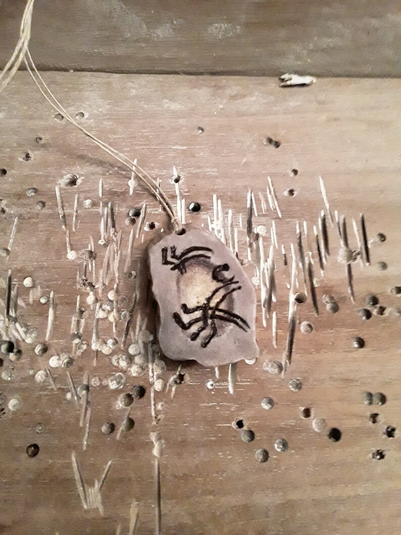 Werewolf 'dog Tag' Custom Carved Antler Character - Etsy