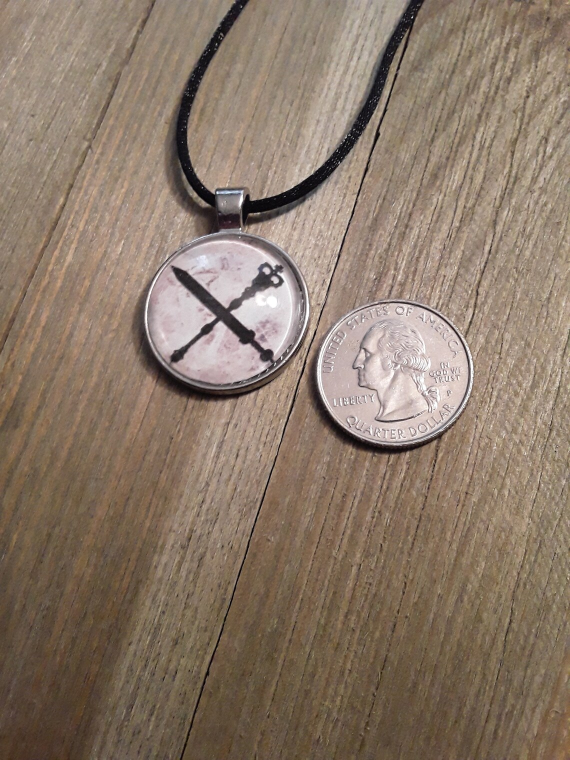 Custom Vampire: the Masquerade Grey Marble Glass Pendants - Etsy